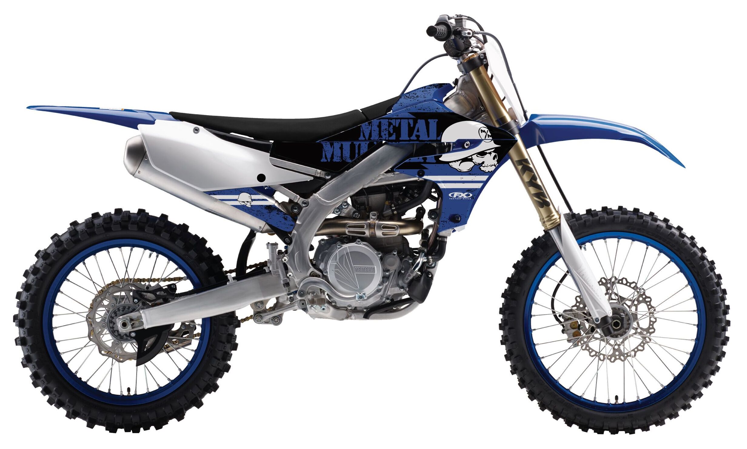 Factory Effex Metal Mulisha Shroud / Airbox Graphics Kit Yamaha YZ250F / YZ450F 2006-2009 - RevZilla