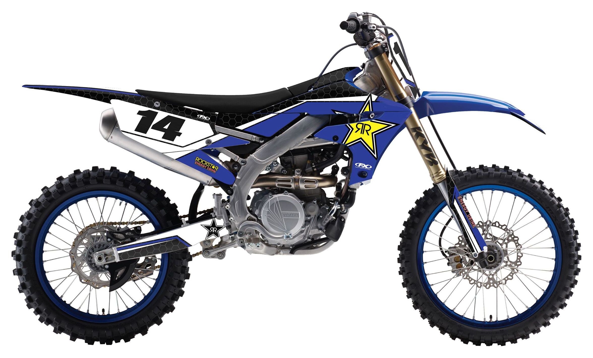 Factory Effex Complete Rockstar Graphics Kit Yamaha YZ250F 2010-2013 ...