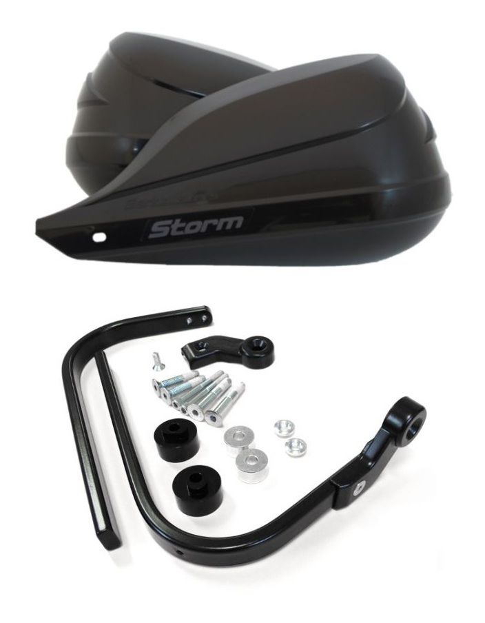 Barkbusters Storm S7 Single Sided Handguard Kit 6mm / 8mm Threaded End ...