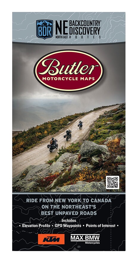 Butler Maps Northeast Backcountry Discovery Route - RevZilla