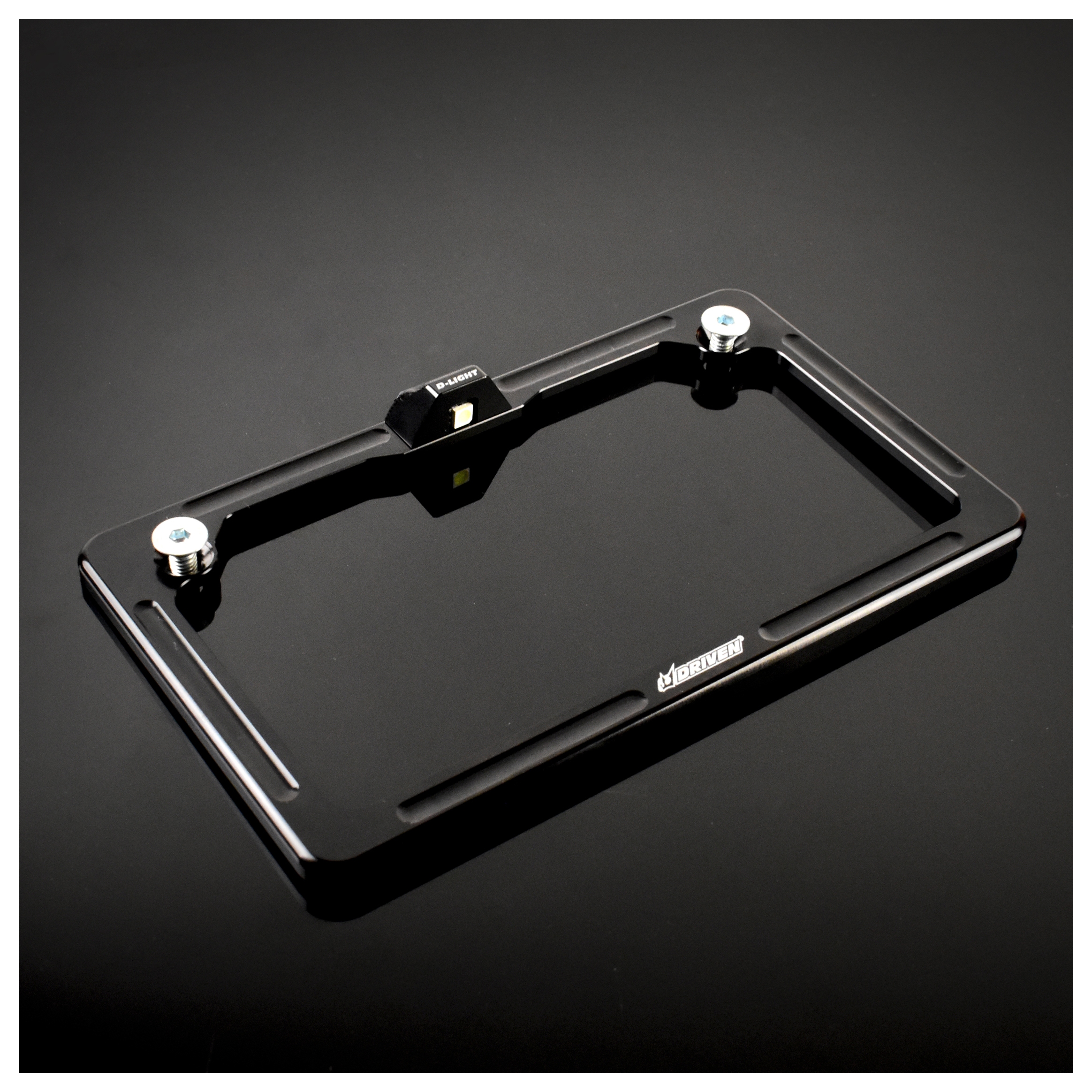 Driven D-Light License Plate Frame - RevZilla