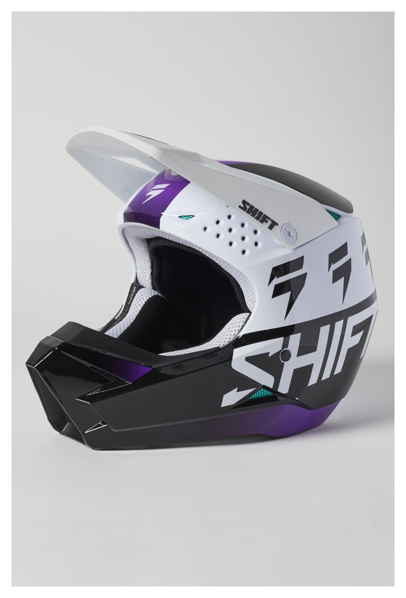 Shift Youth White Label UV Helmet - RevZilla
