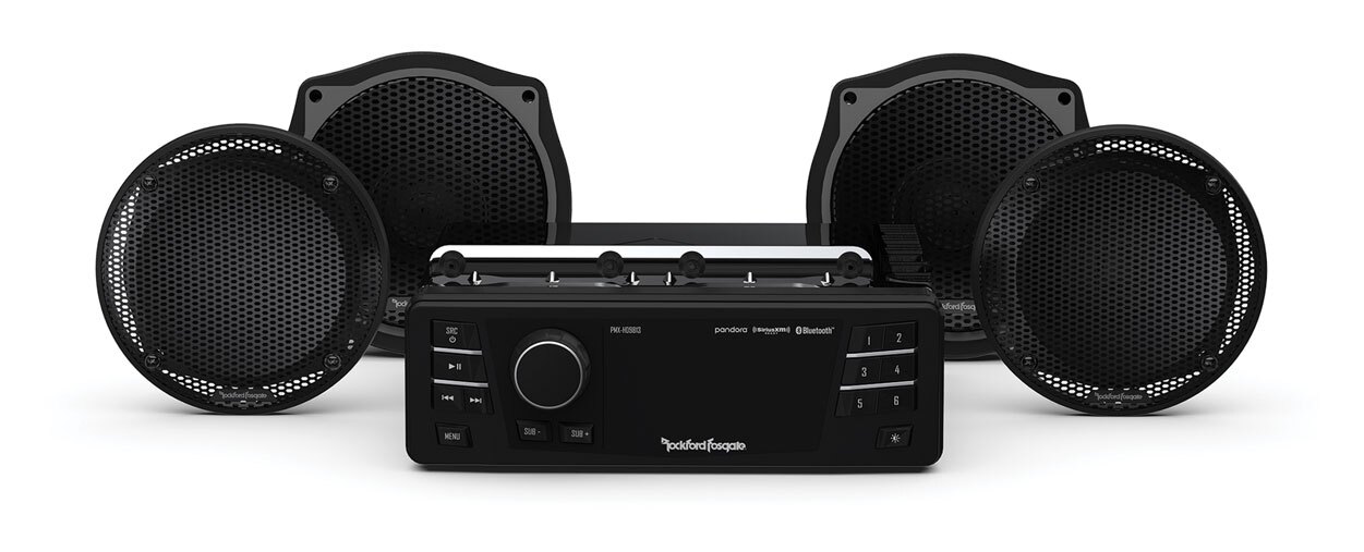 Rockford Fosgate Stage 1 Audio System For Harley FLHTCU / FLHTK 1998 ...