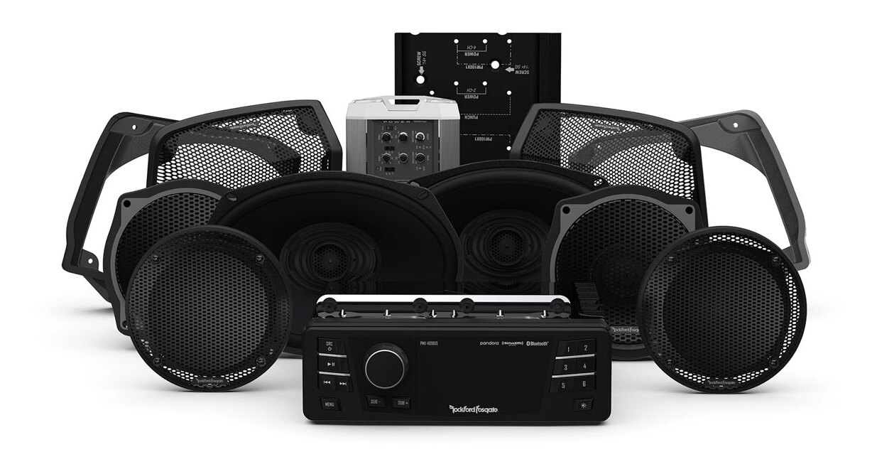 Rockford Fosgate Stage 3 Audio System For Harley FLHTCU / FLHTK 1998 ...