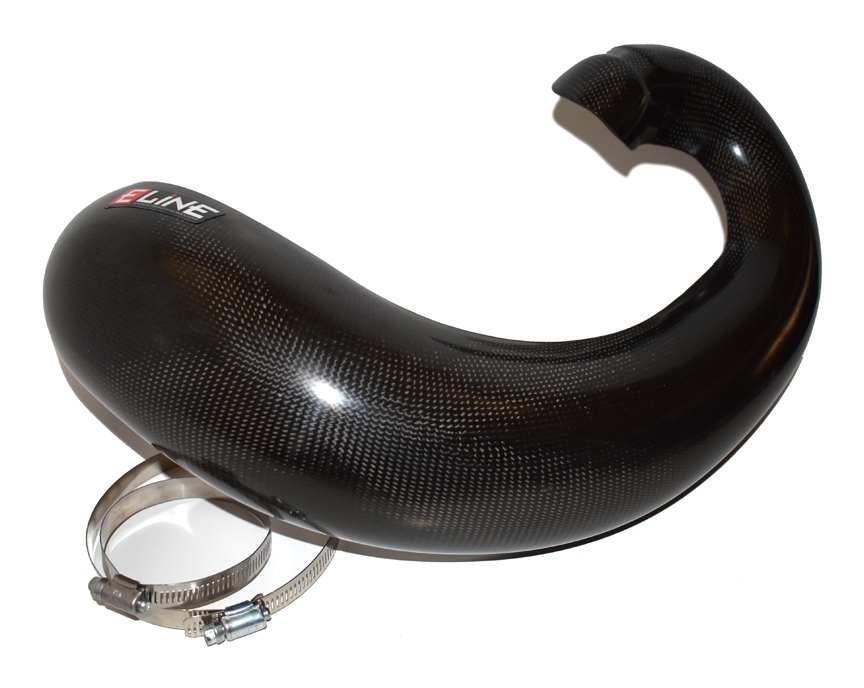 E-Line Carbon Fiber Pipe Guard GasGas / Husqvarna / KTM 250cc-300cc ...