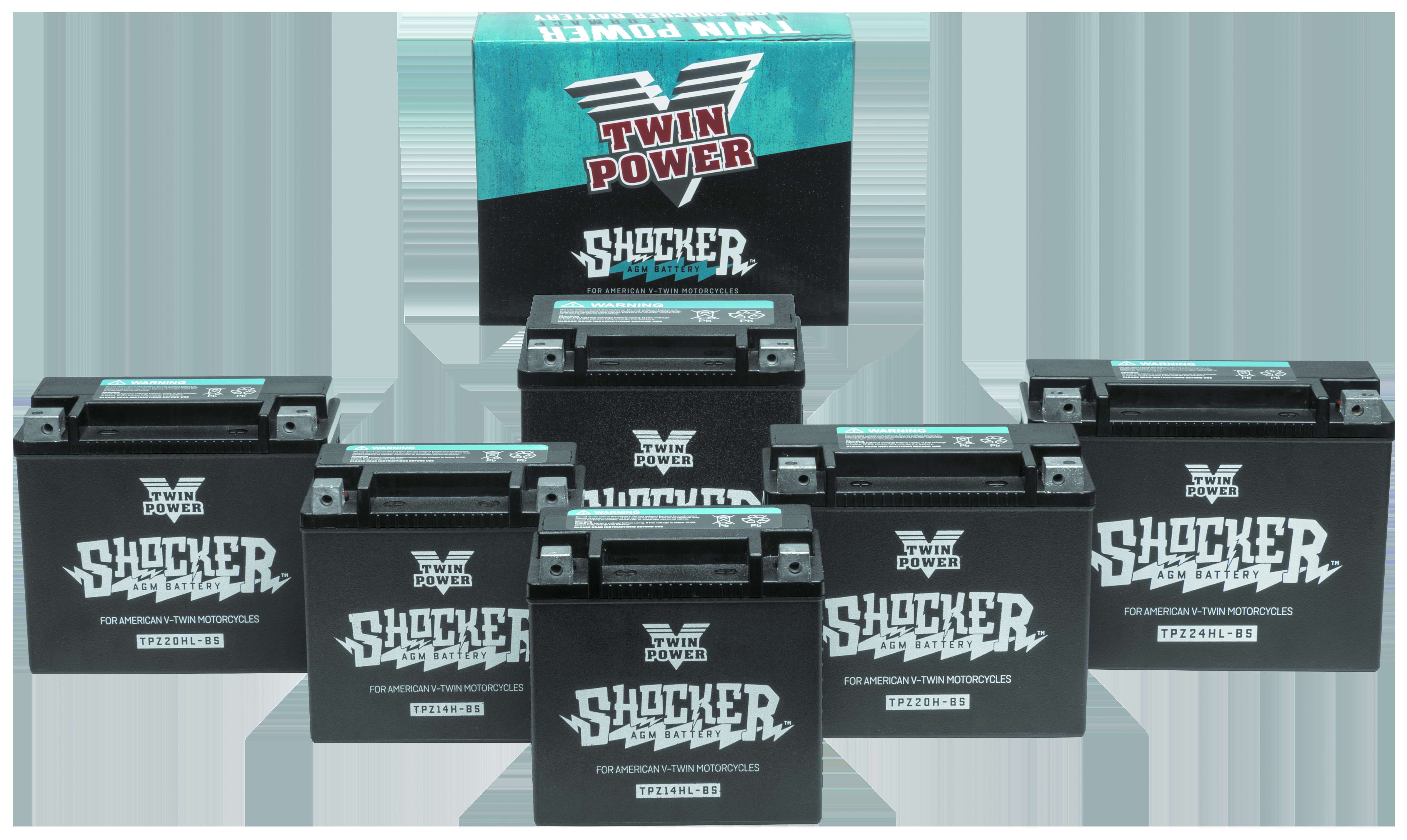 Twin Power Shocker Battery For Harley - RevZilla
