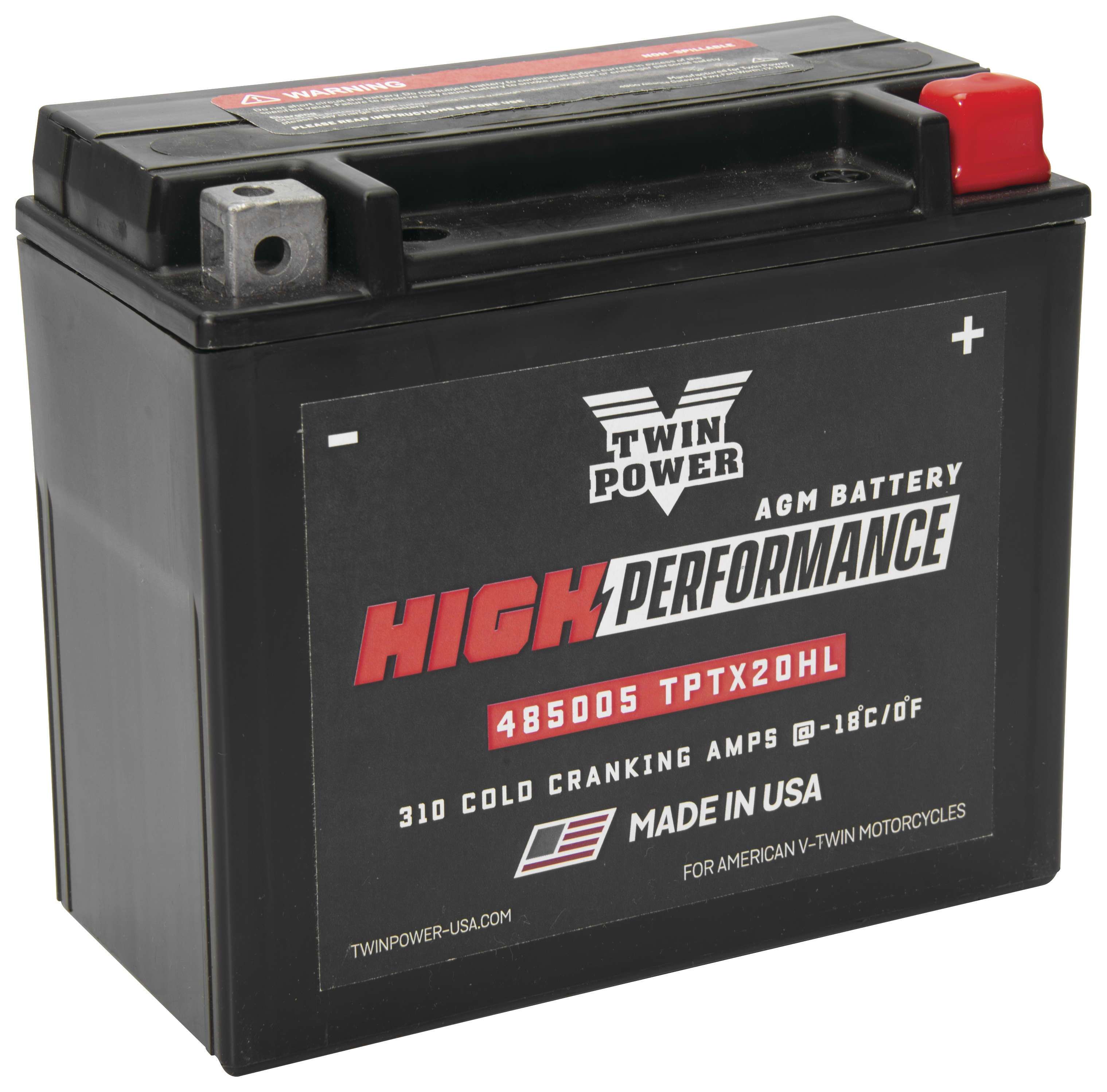 Twin Power High Performance Factory Activated AGM Battery For Harley ...