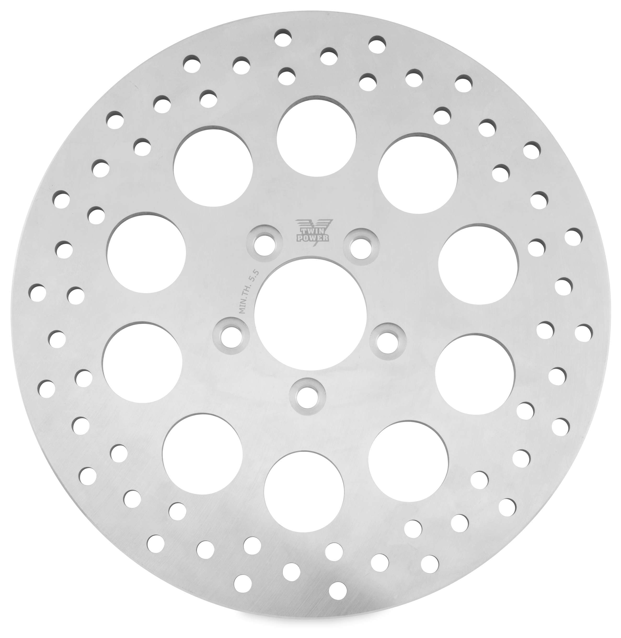 Twin Power Solid Hole Rear Rotor For Harley - RevZilla