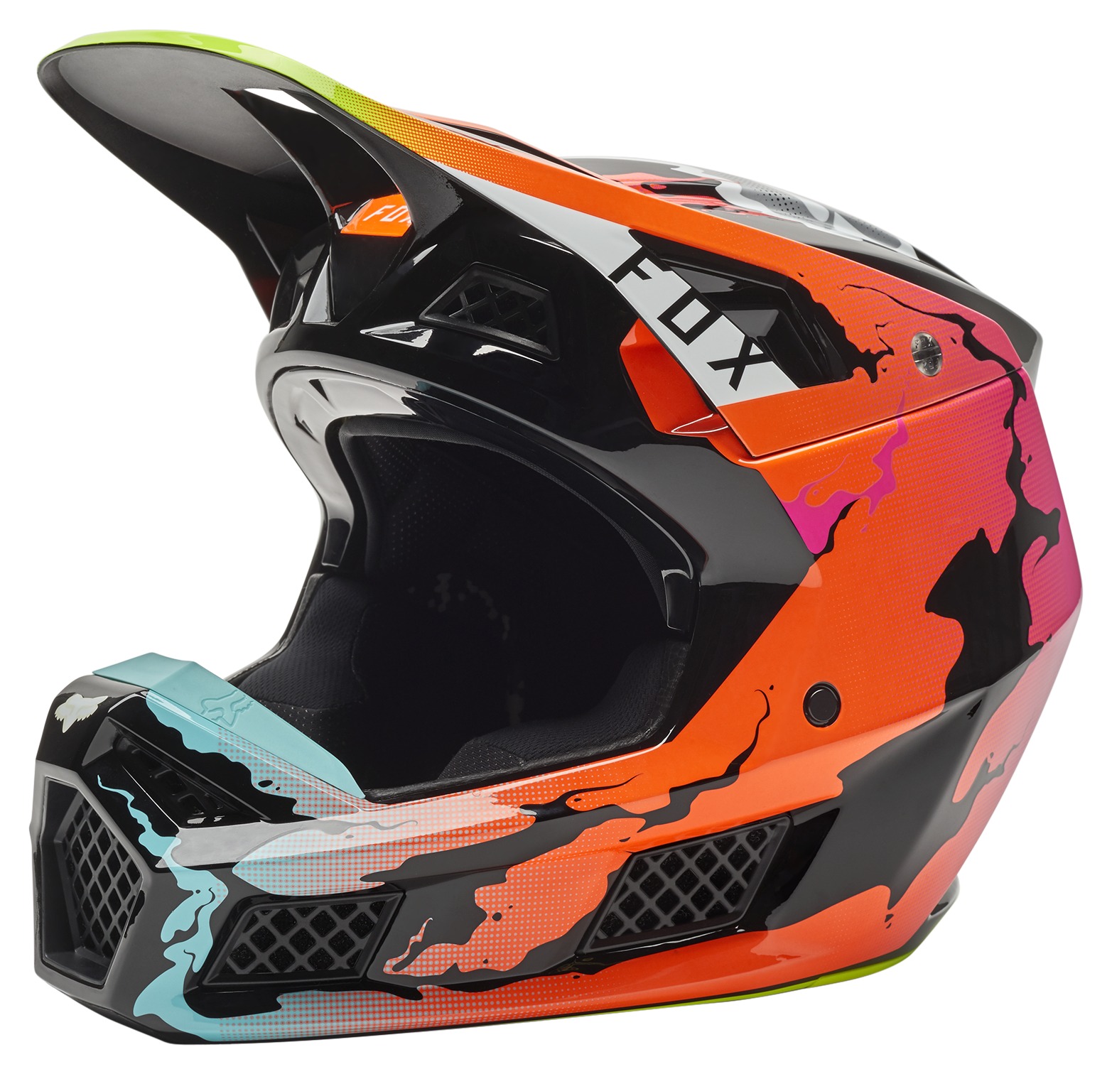 Fox Racing V3 RS Pyre Helmet - RevZilla