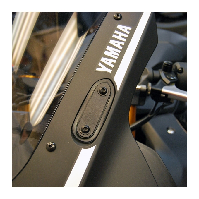 New Rage Cycles Mirror Block Off Plates Yamaha R3 2019-2025 - RevZilla