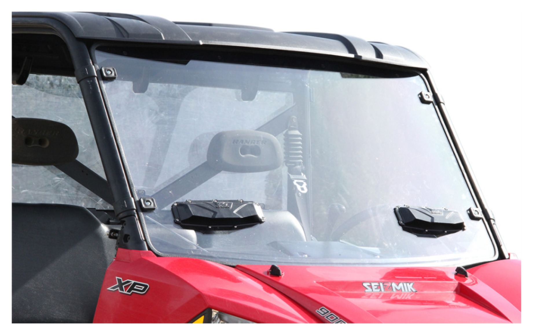 Seizmik Versa Vent Hard Coated Poly Windshield Polaris Ranger 570 ...