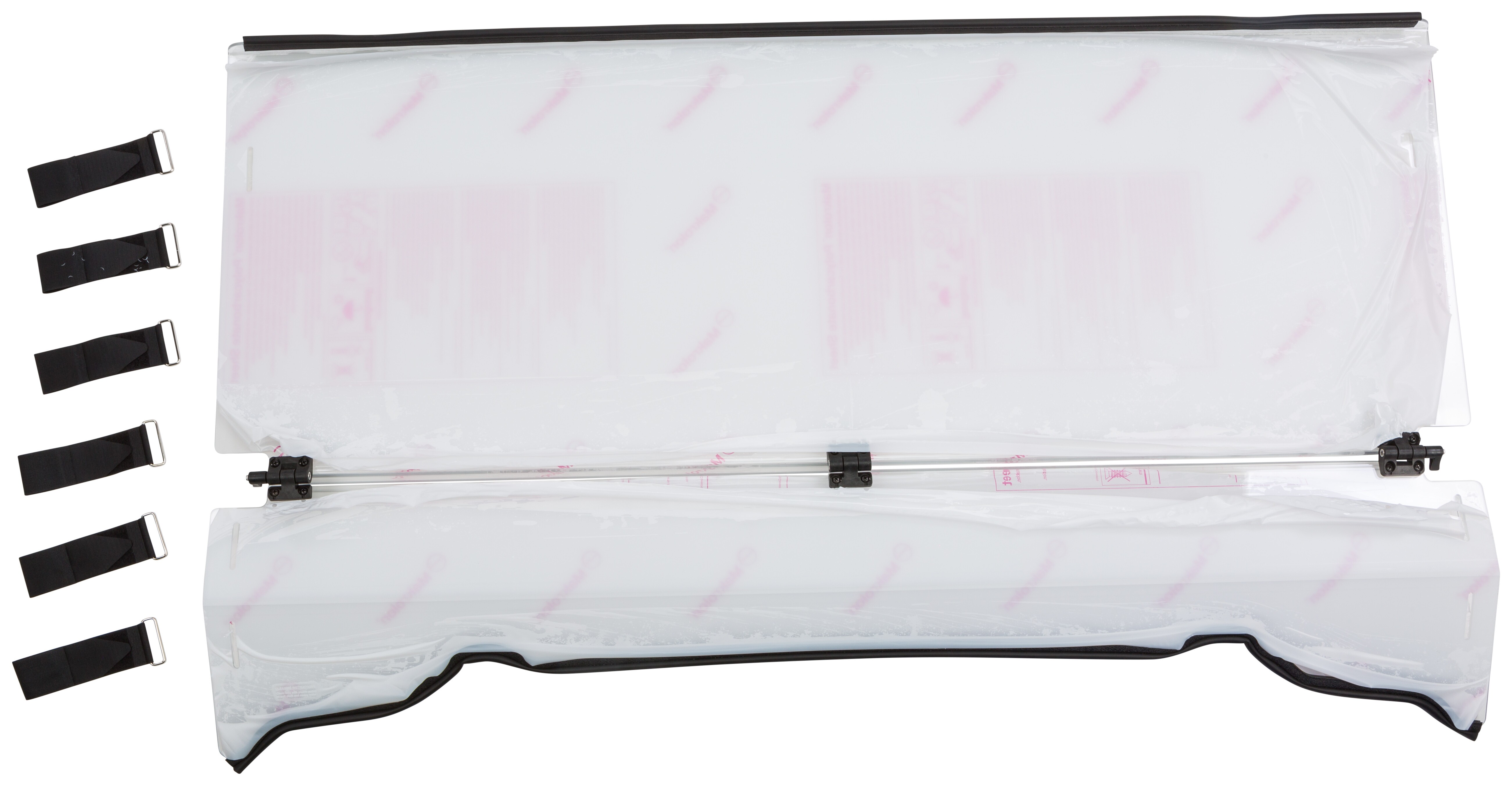 Open Trail Folding Windshield Polaris Ranger 500 / 700 2001-2008 - RevZilla