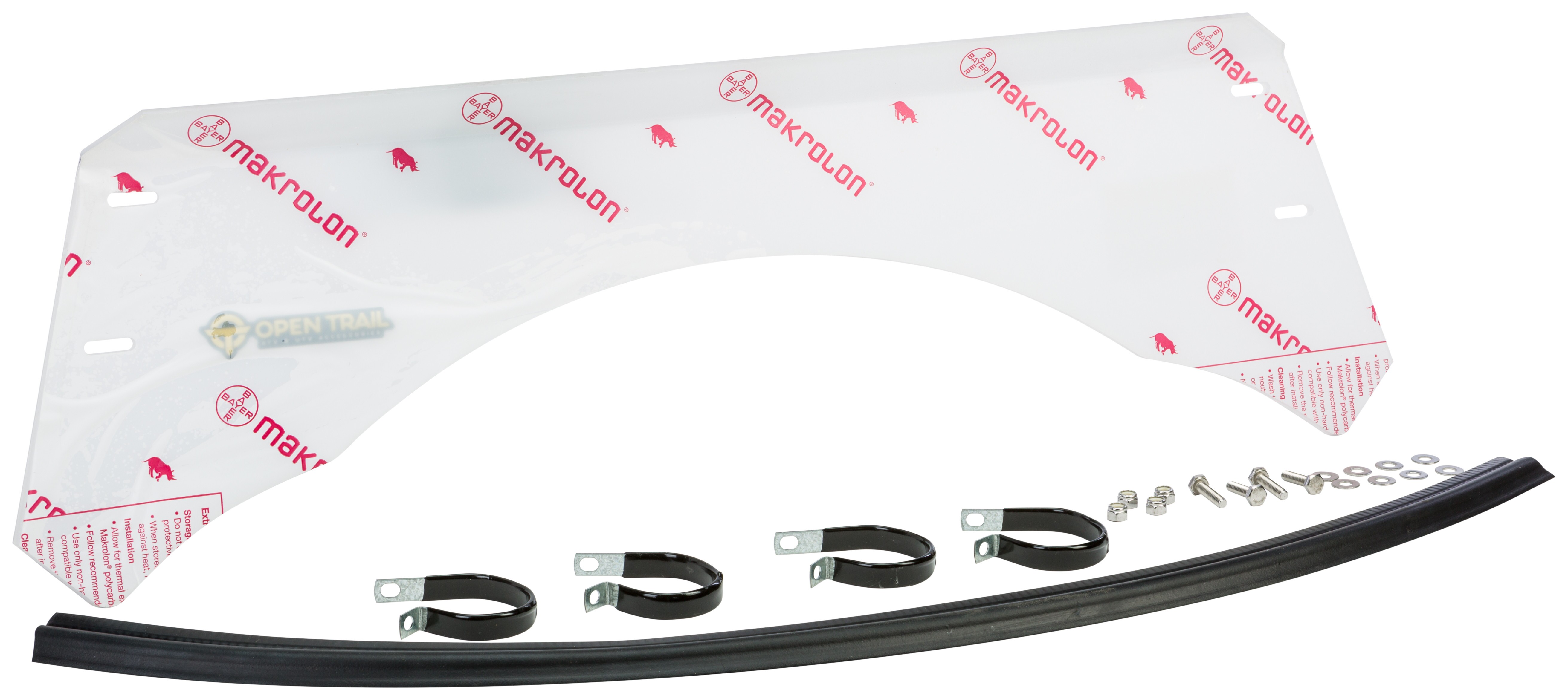 Open Trail Half Windshield Polaris Ace 500 / 570 / 900 / Sportsman 2014 ...