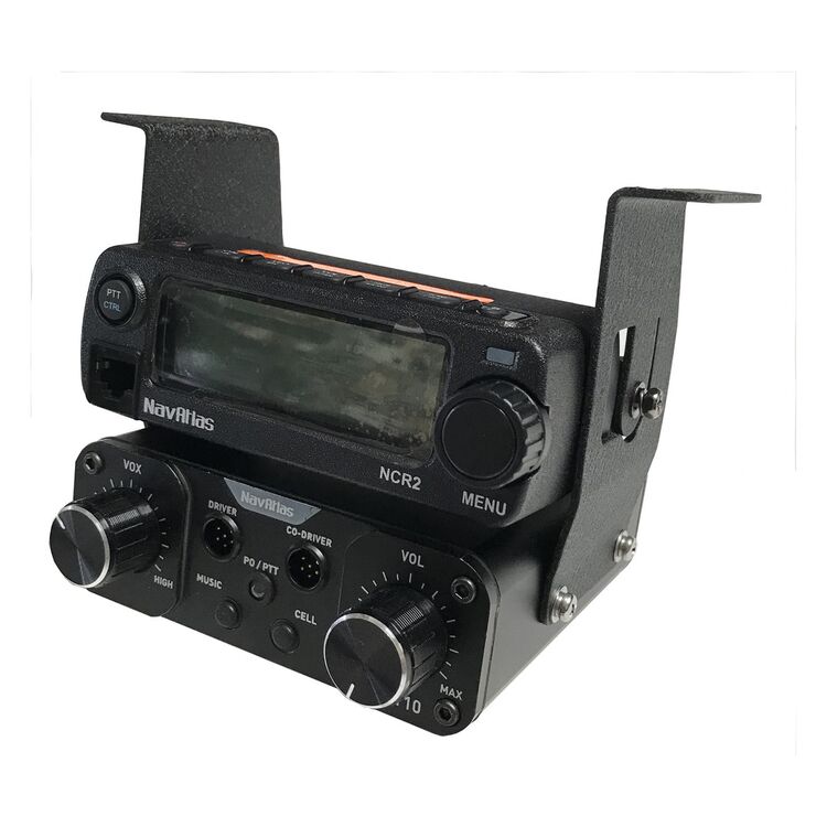 NavAtlas NNT10 Intercom Mount Plate Polaris RZR 900 / 1000 / XP / Turbo ...