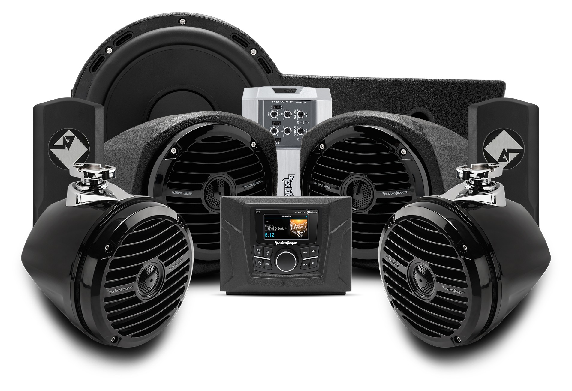 Rockford Fosgate Stage 4 Audio System Polaris General 2016-2024 - RevZilla