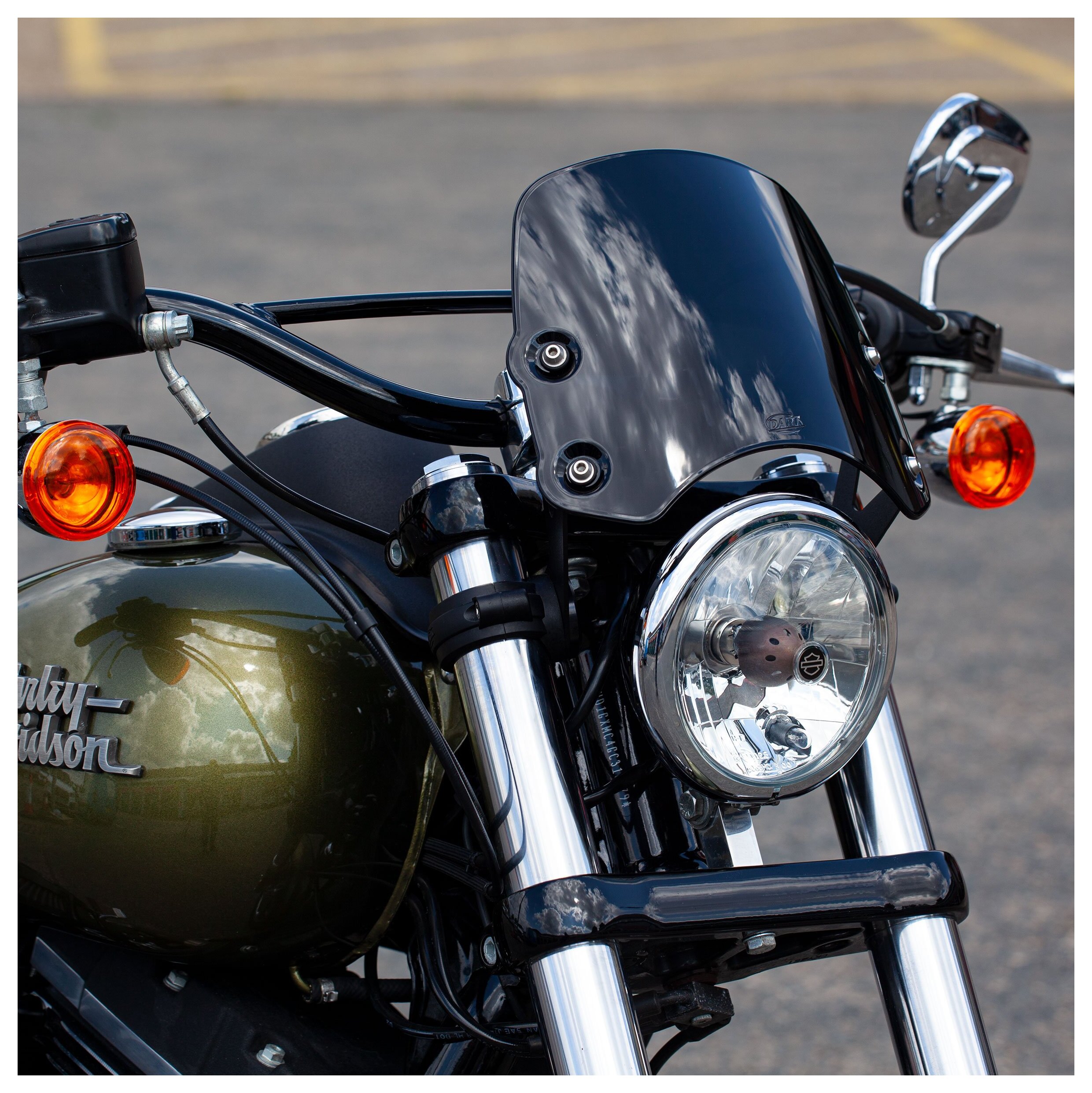 Dart Flyscreens Piranha Flyscreen For Harley Dyna Street Bob 2006-2017 ...