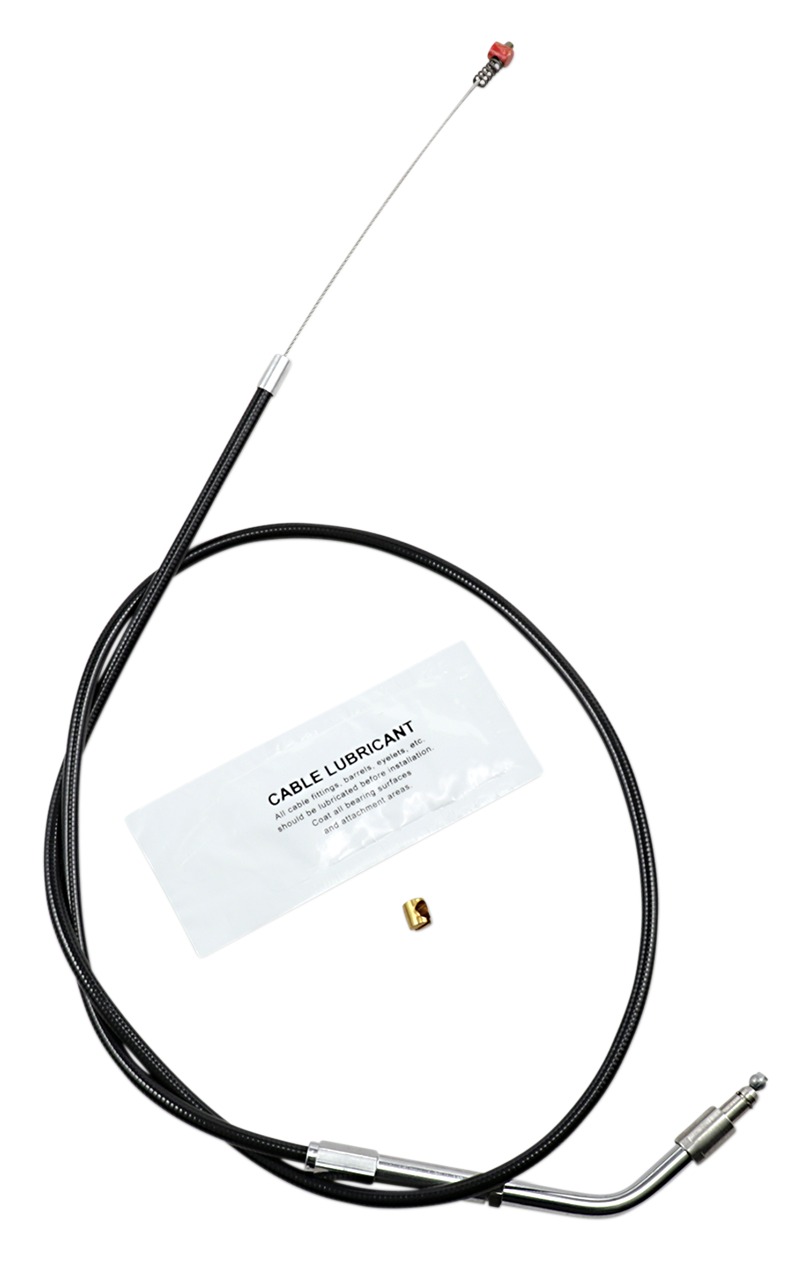 Barnett Black Vinyl Idle Cable For Harley Sportster 2000-2001 - RevZilla