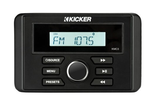 Kicker Square Bluetooth Media Center - RevZilla