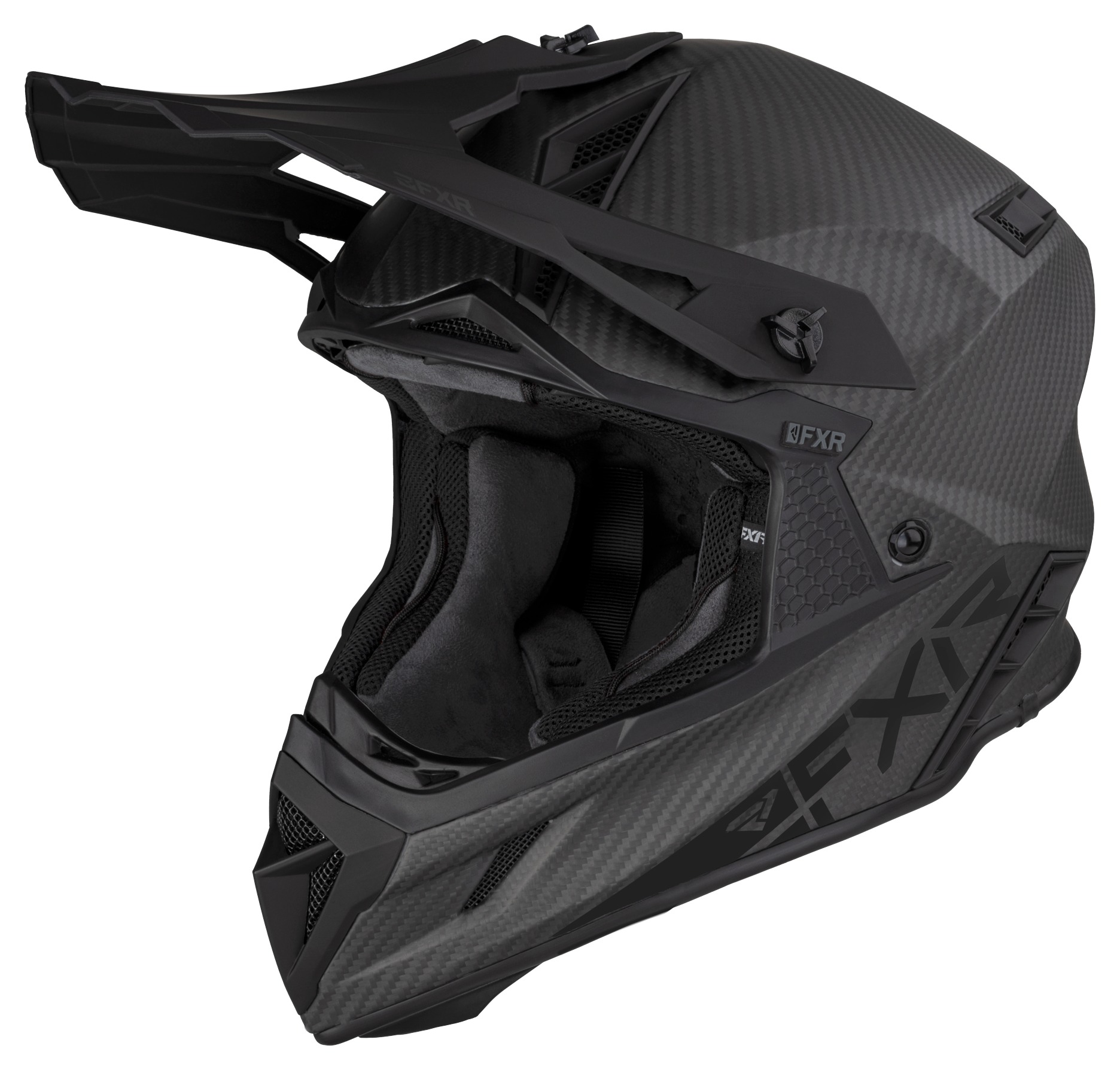 FXR Helium Carbon Helmet w/ D-Ring - RevZilla