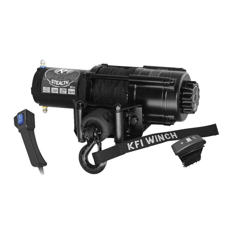 KFI 4500 UTV Stealth Series Standard Winch With Dash Switch - RevZilla