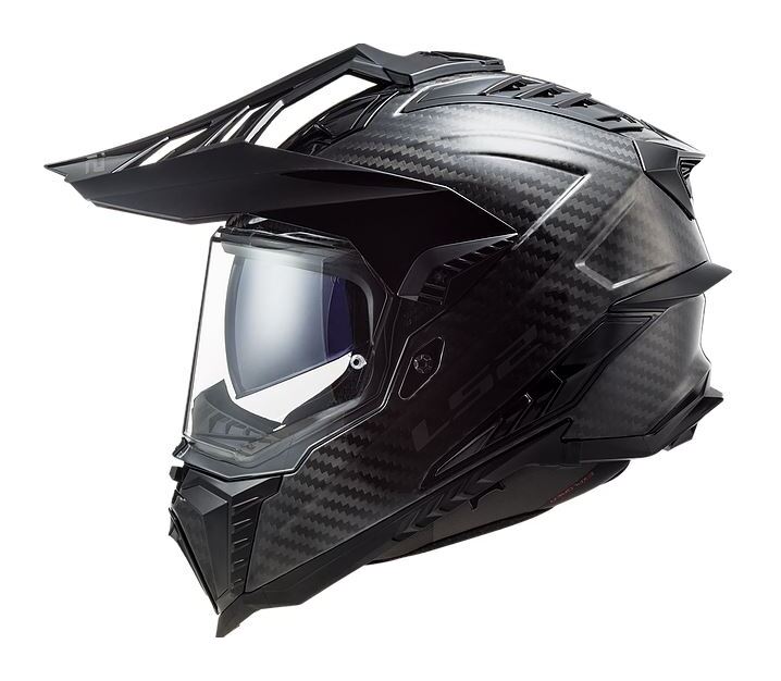 LS2 Explorer Carbon Helmet - Solid - RevZilla
