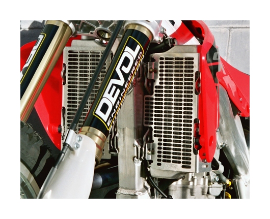 Devol Radiator Guards Honda CRF250X 2015-2017 - RevZilla