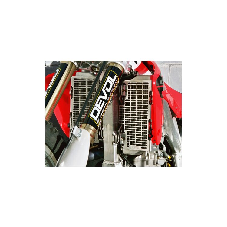 Devol Radiator Guards Honda CRF250X 2015-2017 - RevZilla