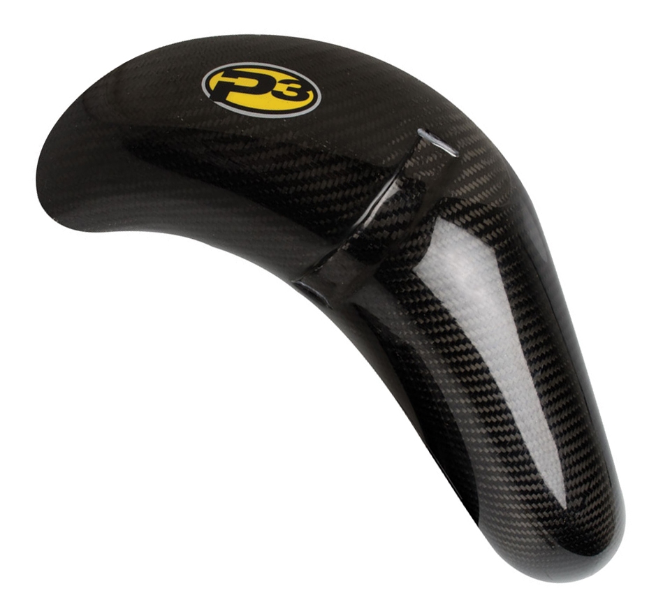 P3 Carbon Fiber Pipe Guard KTM / Husqvarna 125cc-150cc 2016-2019 - RevZilla