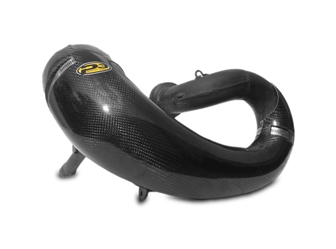 P3 Carbon Fiber Pipe Guard KTM / Husqvarna 250cc-300cc 2017-2019 - RevZilla