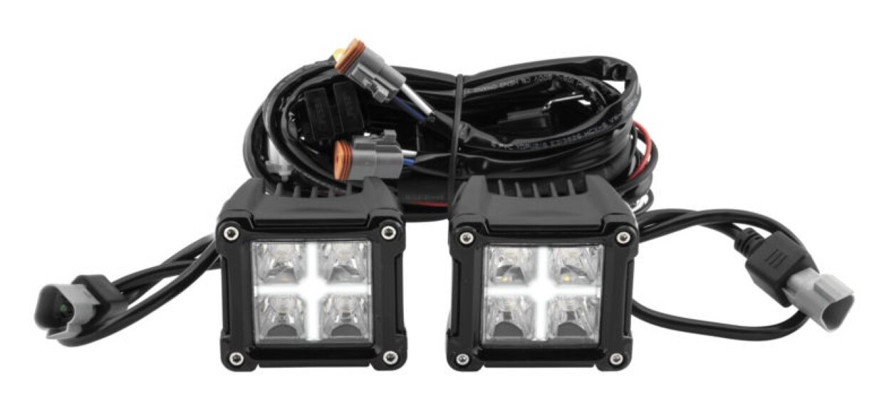 Quad Boss DRL 3" LED Pod Lights - RevZilla