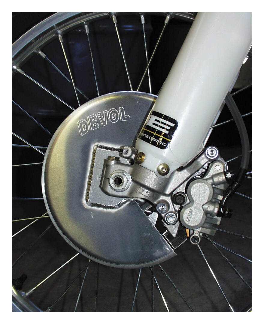 Devol Front Disc Guard - RevZilla