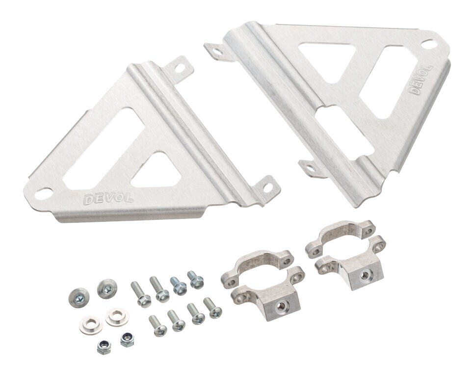 Devol Radiator Braces Honda CRF450R / CRF450RX 2017-2020 - RevZilla