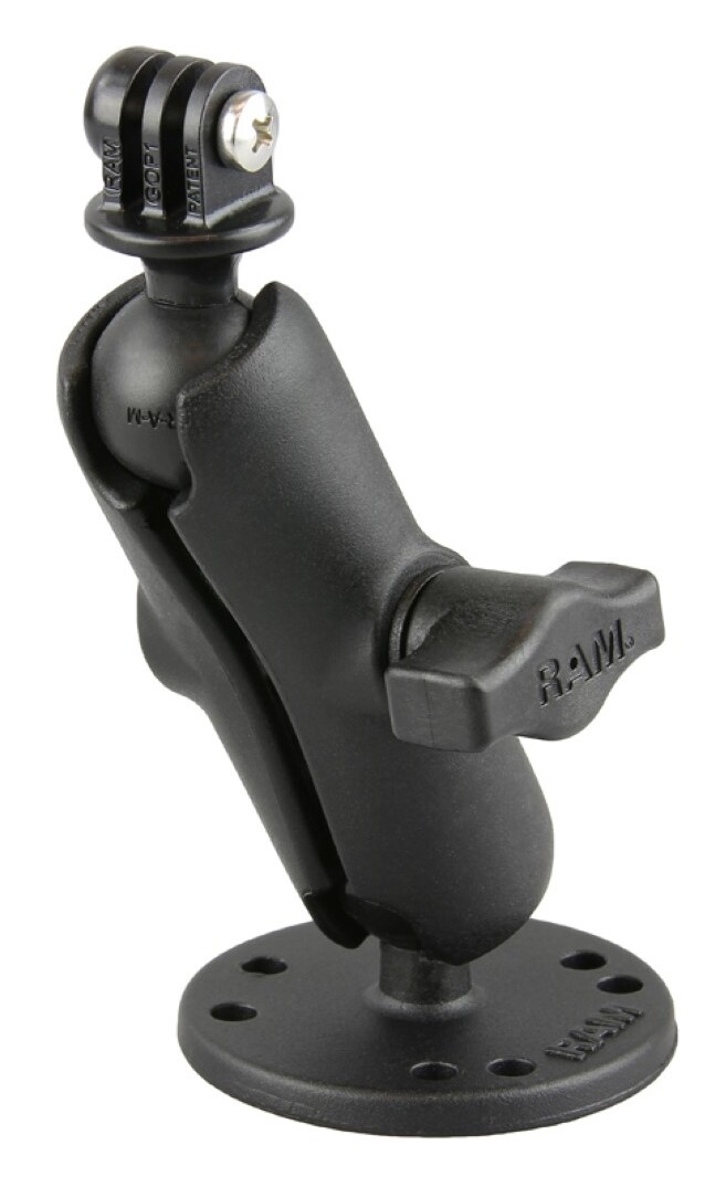 RAM Mounts Round Base GoPro Kit | 5% ($1.89) Off! - RevZilla