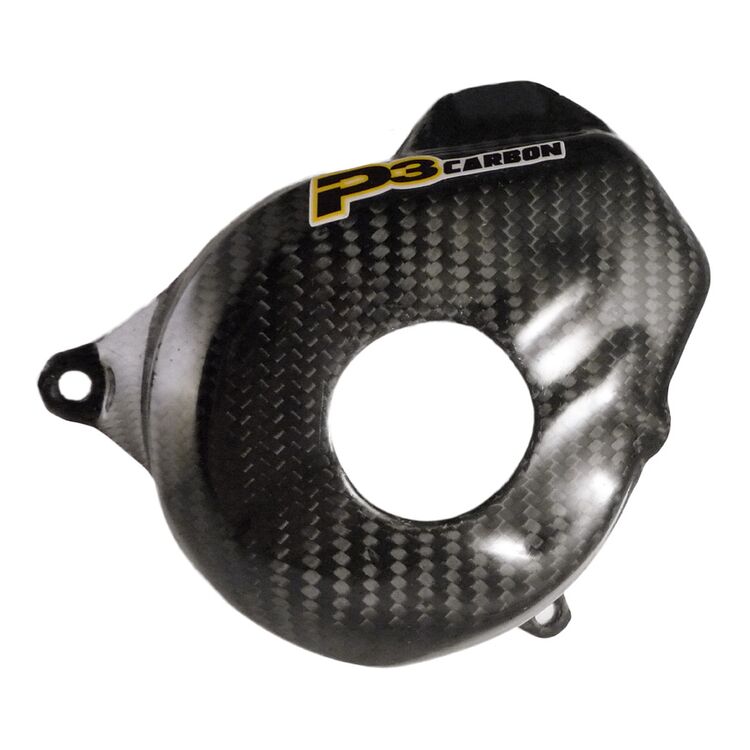 P3 Carbon Fiber Ignition Cover Protector KTM 450 SX-F / 450 XC-F 2016 ...