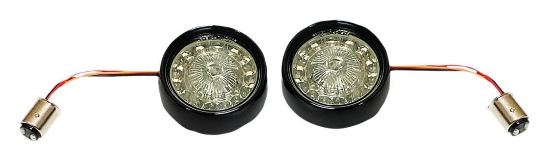 Custom Dynamics ProBeam Rear Turn Signal Insert With Bezel For Harley ...