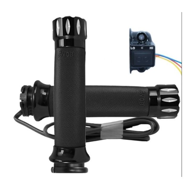 Avon Custom Contour Rival Heated Grips For Harley With Throttle By Wire ...