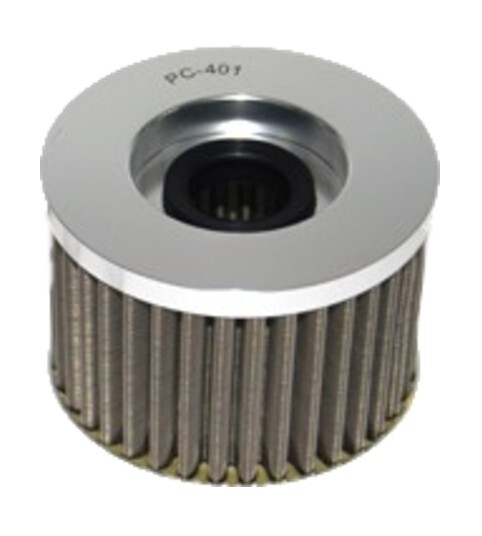 PC Racing FLO Stainless Steel Reusable Oil Filter - RevZilla
