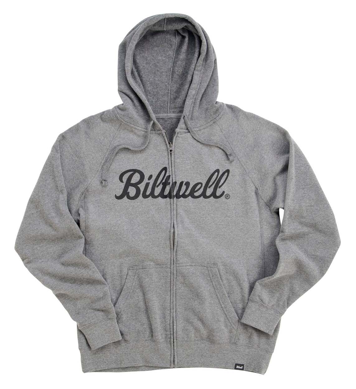 Biltwell Script Zip-Up Raglan Hoody - RevZilla