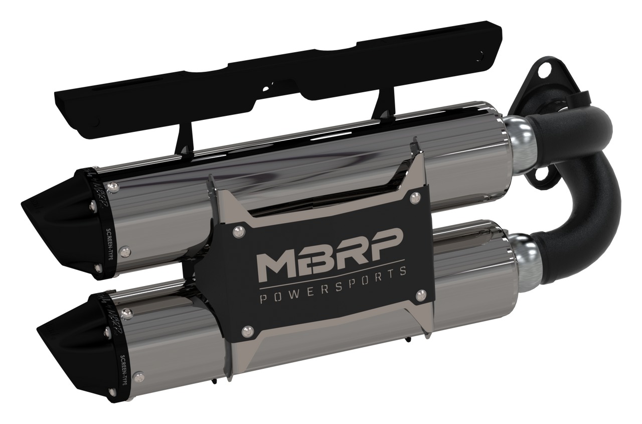 MBRP Dual Performance Slip-On Exhaust Polaris RZR RS1 / XP 1000 / XP 4 ...