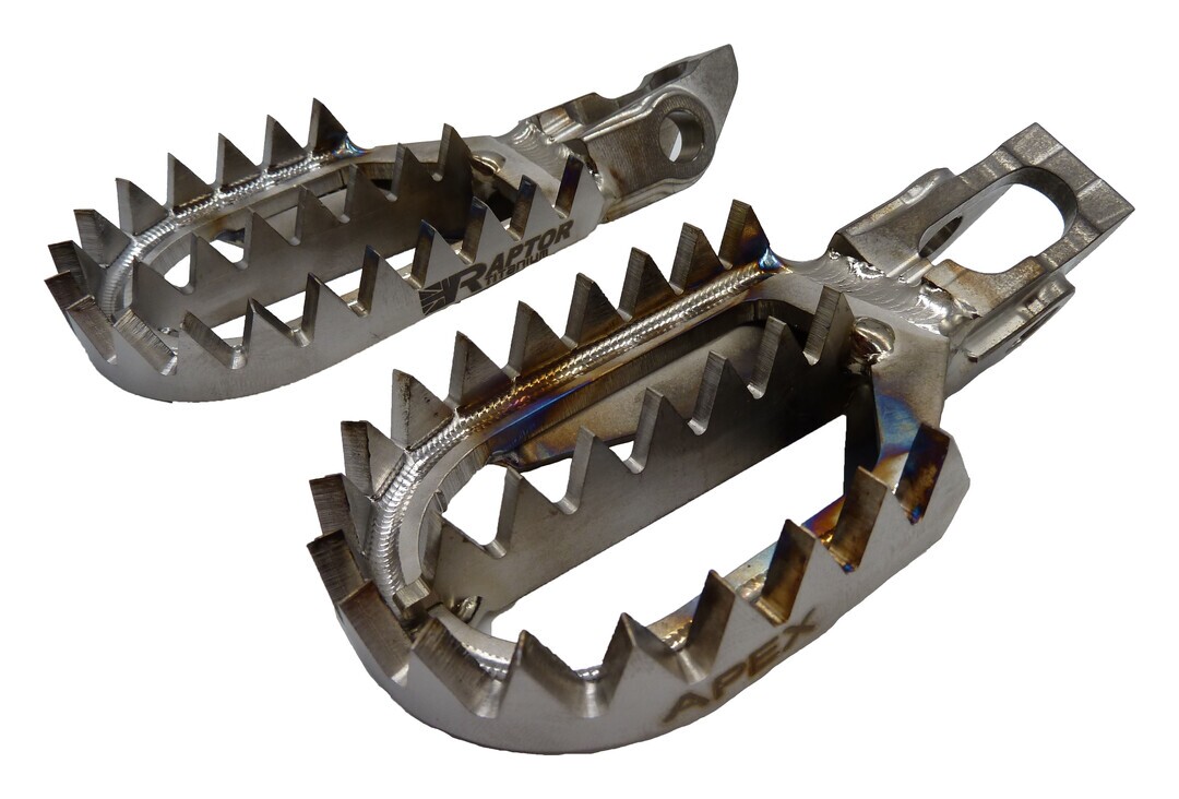 Raptor Titanium Footpegs Beta 125cc-500cc 2020-2026 - RevZilla