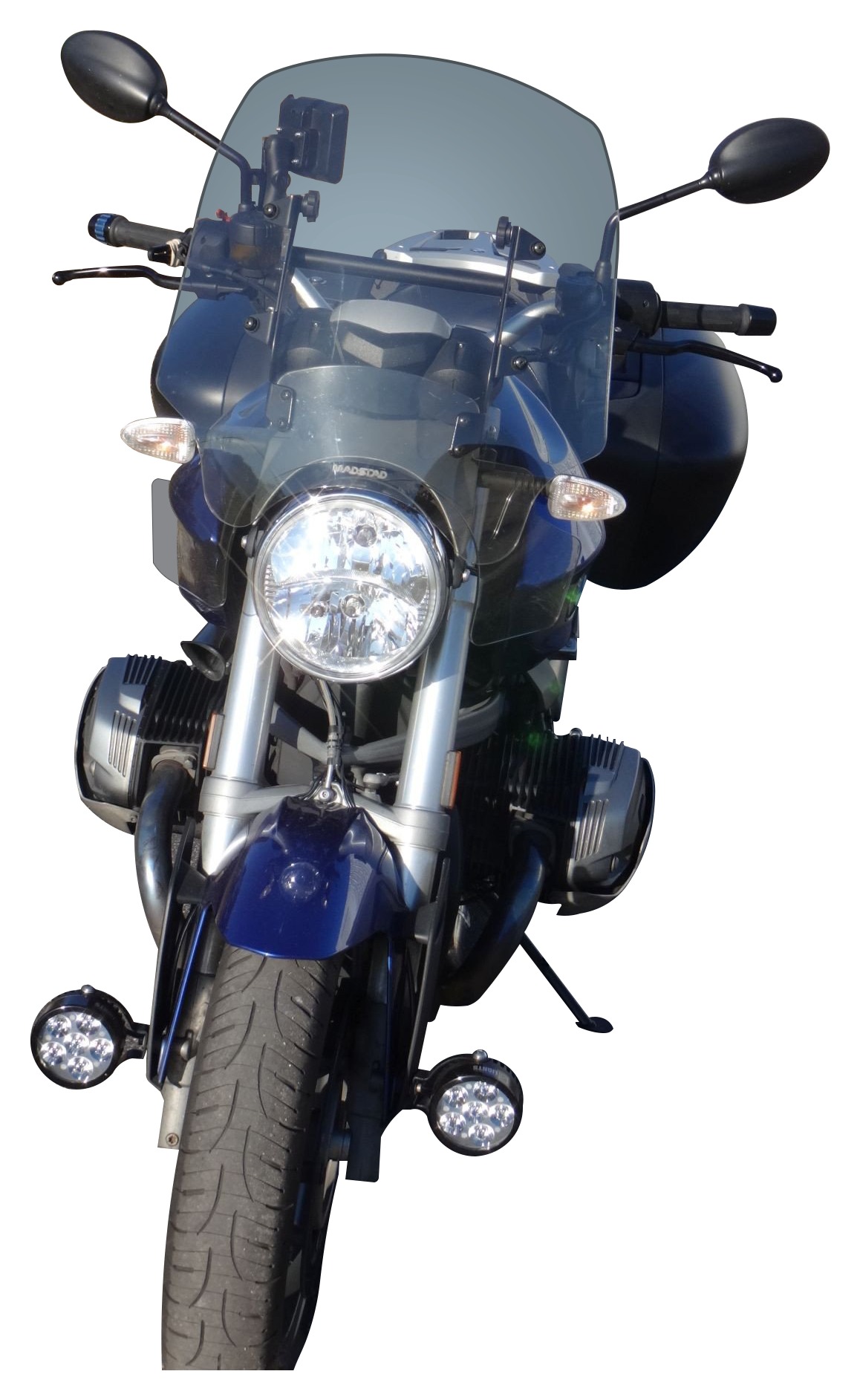 MadStad Engineering Adjustable Windshield System BMW R1200R 2006-2010 ...