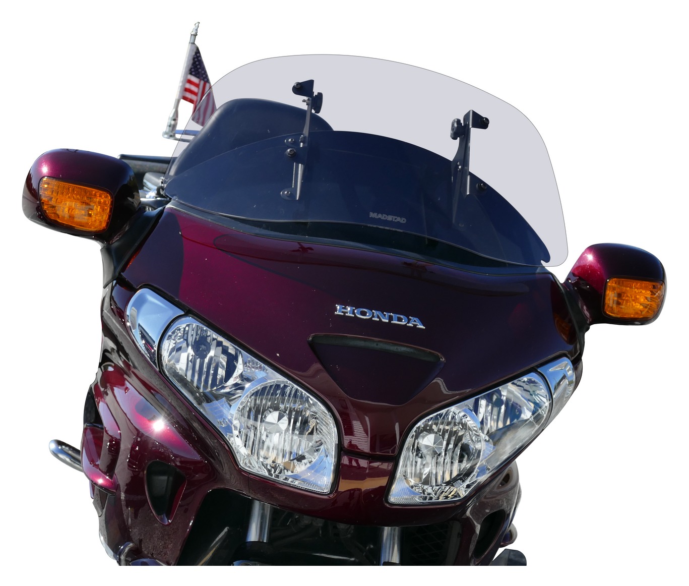 MadStad Engineering Adjustable Windshield System Honda Gold Wing GL1800 ...