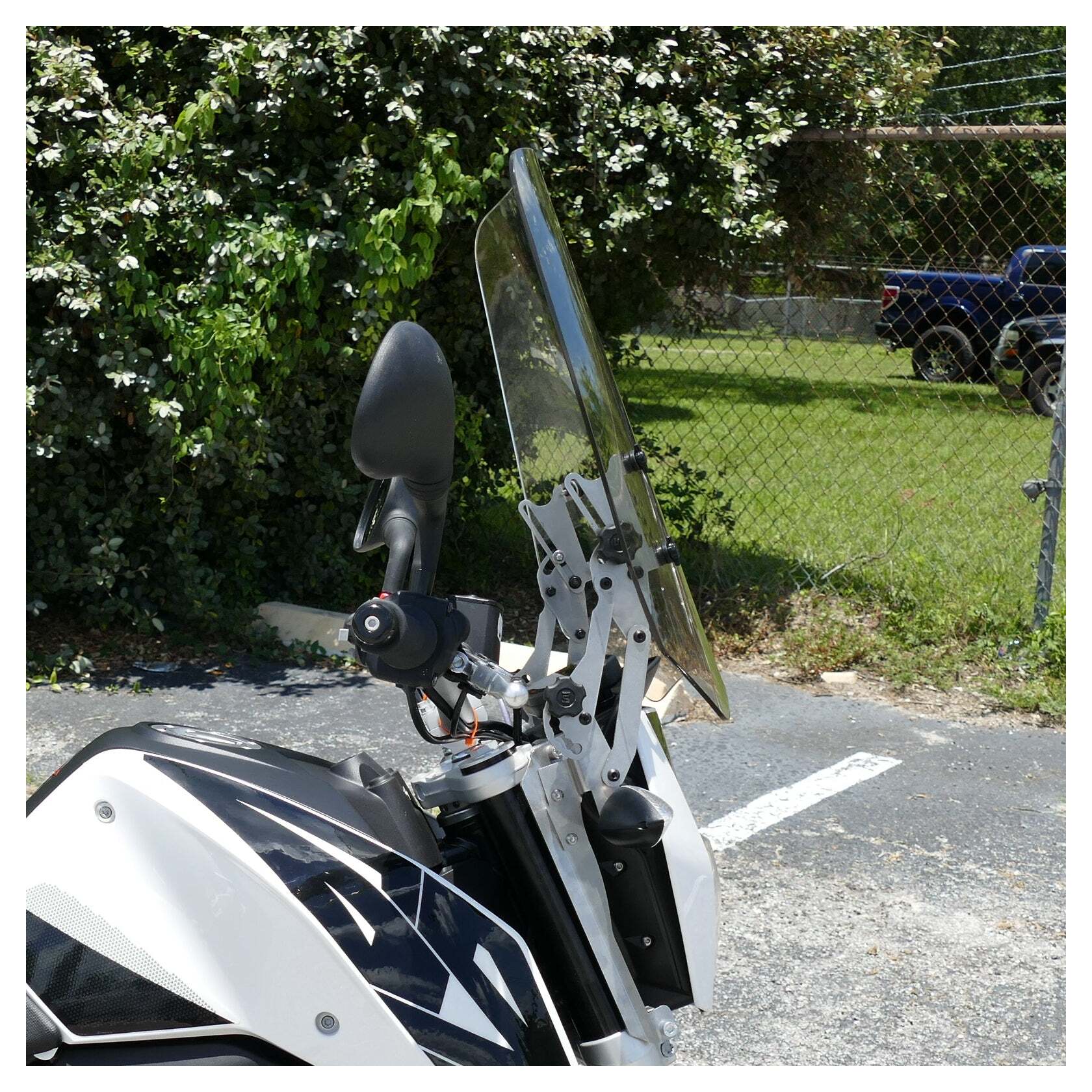 MadStad Engineering Adjustable Windshield System KTM 690 Duke 2012-2018 ...