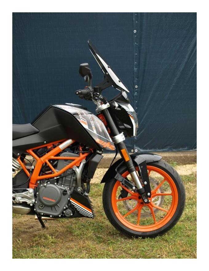 MadStad Engineering Adjustable Windshield System KTM 390 Duke 2013-2016 ...