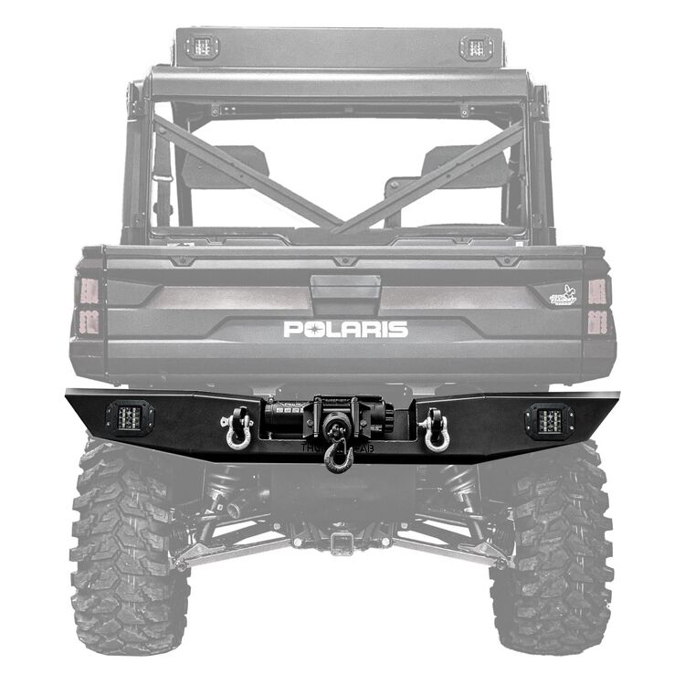 Thumper Fab Rear Winch Bumper Polaris Ranger XP 1000 / Crew 2019-2025 ...