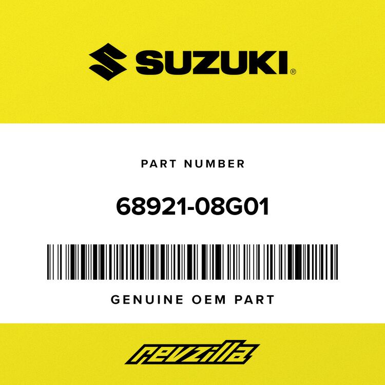 Suzuki 68921-08G01 LABEL, GENERAL WARNING - RevZilla