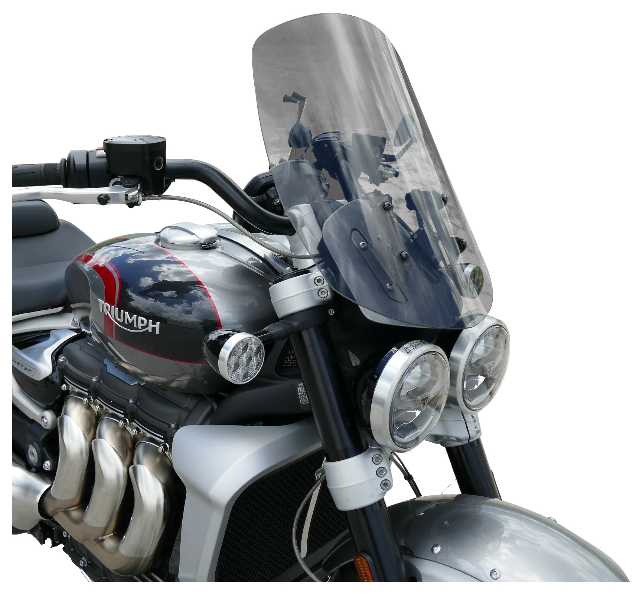 MadStad Engineering Adjustable Windshield System Triumph Rocket R / GT ...