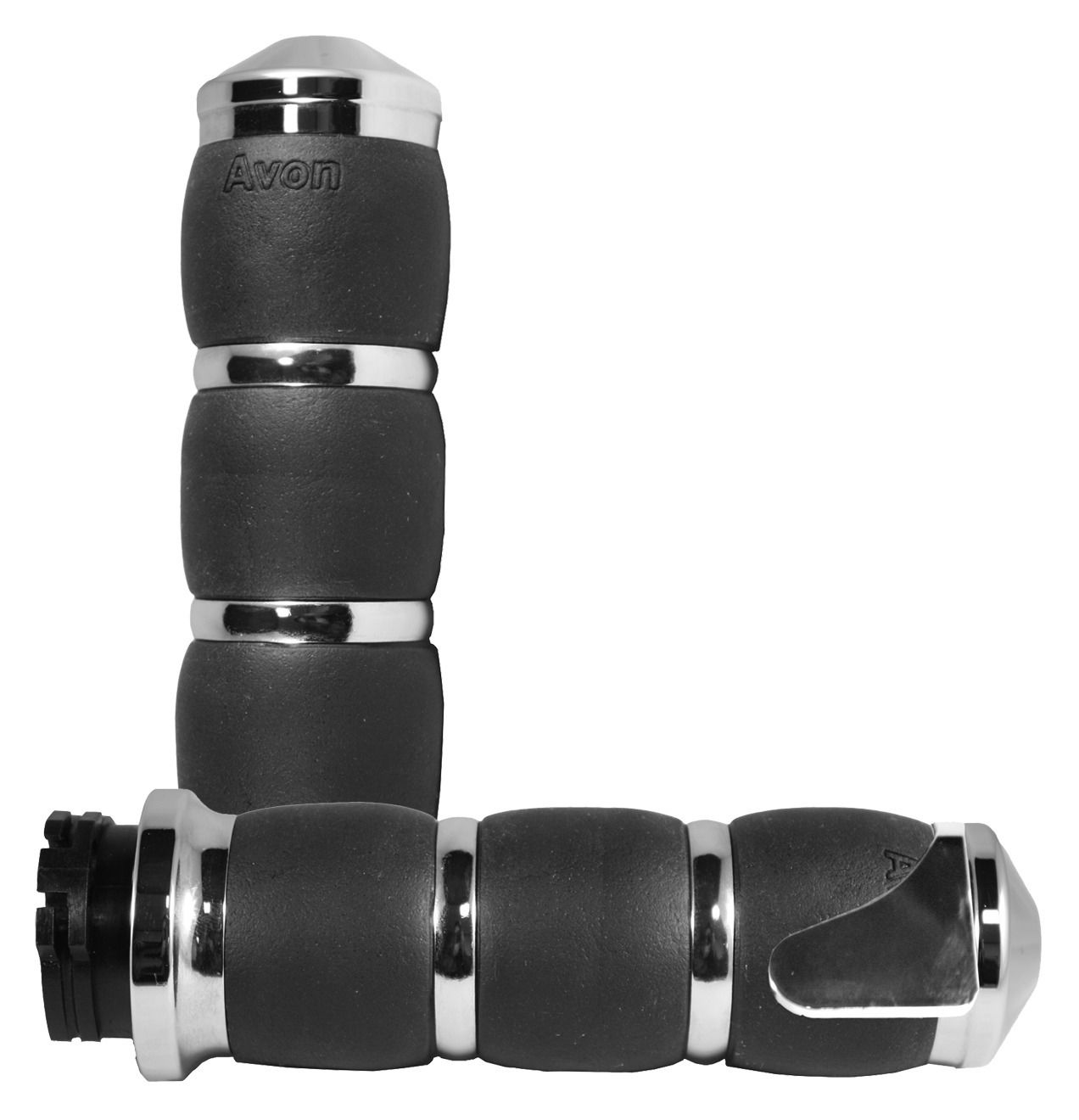Avon Velvet Air Cushion Grips With Boss Throttle Assist For Harley With ...