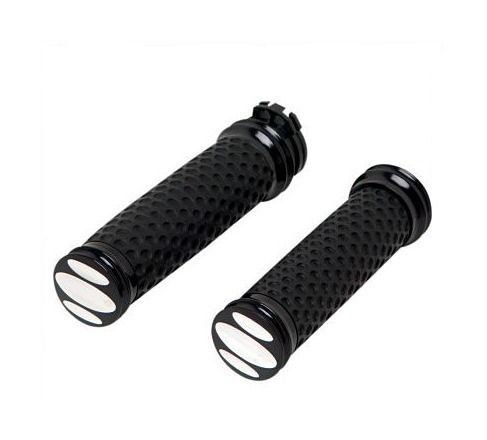 Arlen Ness Soft-Touch Scalloped Grips For Harley | 10% ($5.99) Off! - RevZilla