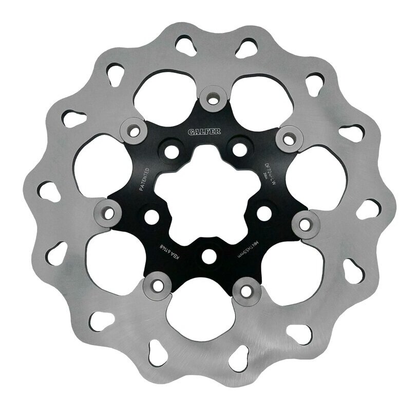 GBrakes 10.25" Floating Rear Brake Rotor For Harley Sportster 2008-2022 ...